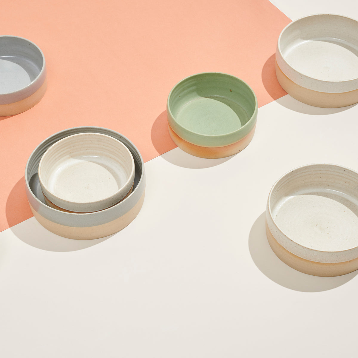 White Ceramic Food Bowl – Swoof.